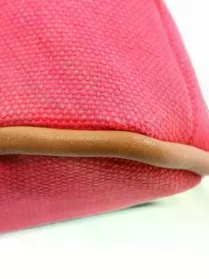 Hermès 2010s 15 Mini Hibiscus Polide Makeup Bag