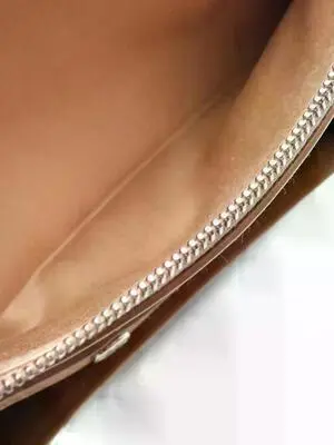 Miu Miu Logo-embossed Leather Clutch Bag