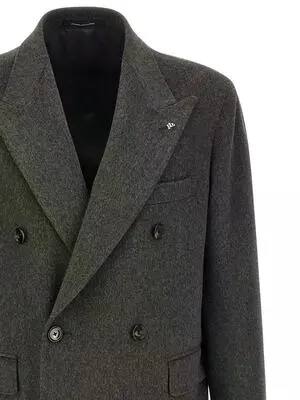 Tagliatore Double-breasted Virgin Wool Coat