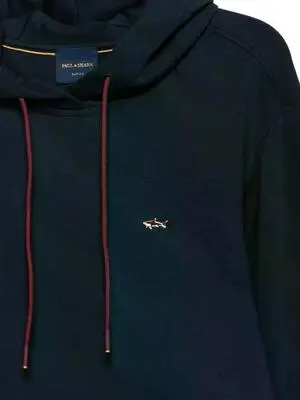 Paul & Shark Logo-embroidered Drawstring Hoodie