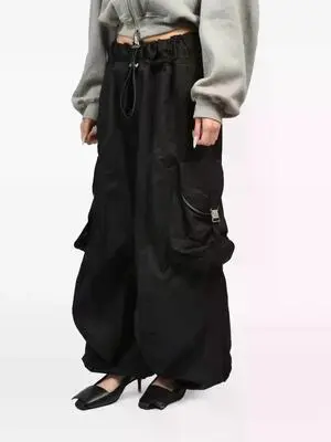 Attico Wide Leg Cargo Trousers