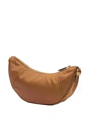 Prada Re-nylon Demi-lune Satchel With Saffiano Leather Trim