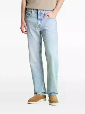 Tommy Hilfiger Faded Straight-leg Jeans - Blue