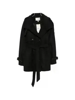 GESTUZ Double-breasted Belted Coat