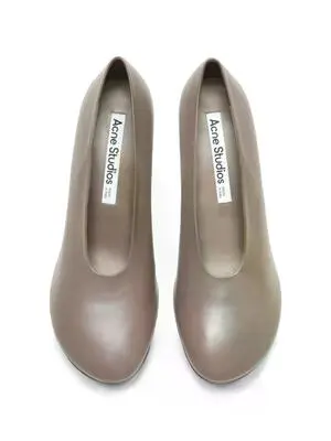 Acne Studios Nappa Leather Round Toe Pumps