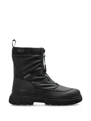 Moon Boot Mb Combat Zip Ankle Boots