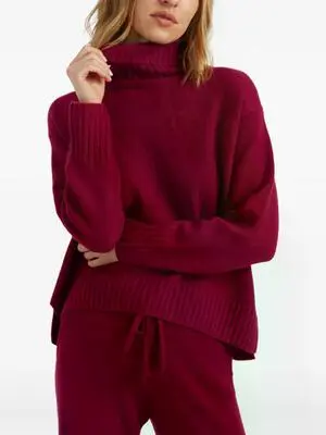Chinti & Parker Ribbed-knit Roll-neck Sweater