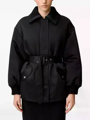 Claudie Pierlot Satin Puffer Coat