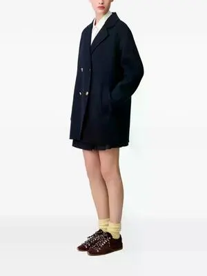 Claudie Pierlot Tailored Collar Wool Coat