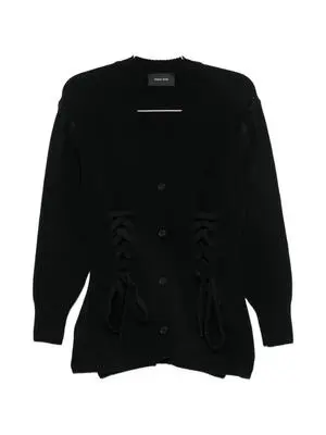 Simone Rocha Lace-up Cardigan