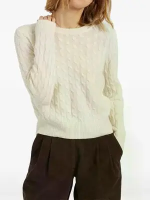 Chinti & Parker Cable-knit Cashmere Sweater