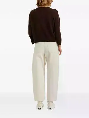 Chinti & Parker Cloud Cropped-sleeve Sweater
