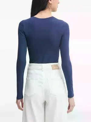 Polo Ralph Lauren Embroidered Long-sleeve Bodysuit
