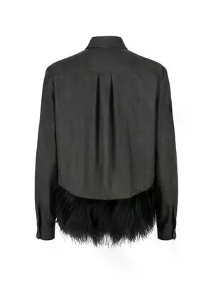 Fabiana Filippi Feather-trimmed Shirt