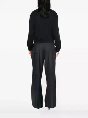 Max Mara Zip-up Jersey Jacket - Blue