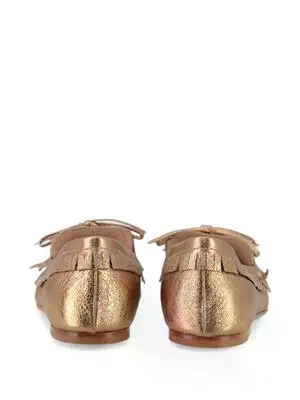 TOD'S Embellished Fringed Loafers