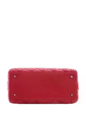 Dior 2012 Medium Lambskin Cannage Lady Satchel
