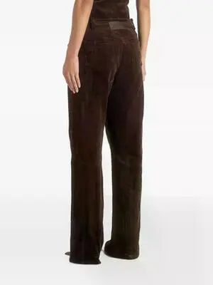 Manière De Voir Clover Mid-rise Corduroy Trousers