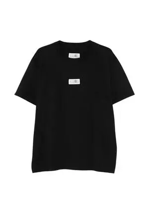 MAISON MARGIELA Logo-patch T-shirt - Black