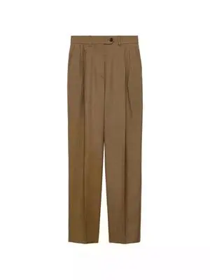 Prada Wool Pleated Trousers