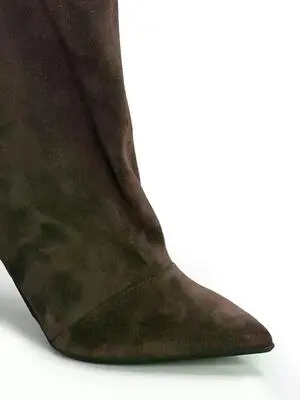 FABIO RUSCONI Suede Knee High Boots
