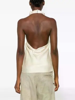 ANINE BING Eliana Halterneck Top