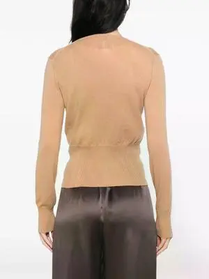 Max Mara Ribbed Fine Knit Sweater