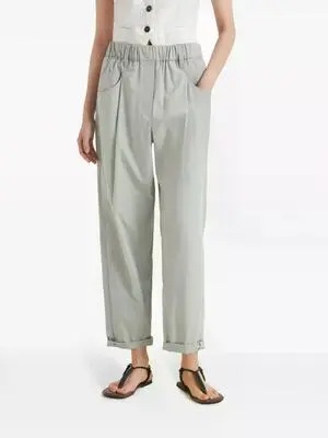 Brunello Cucinelli Straight-leg Cotton Trousers
