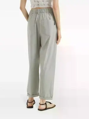 Brunello Cucinelli Straight-leg Cotton Trousers