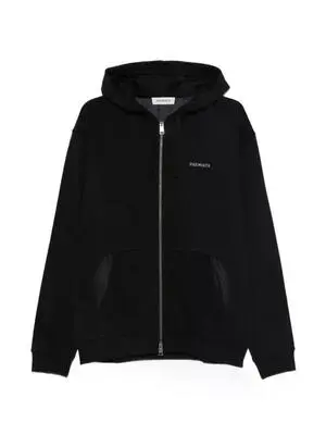 Premiata Logo-print Zip-up Hoodie - Black