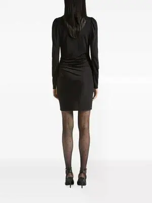 Balmain Draped Wrap-style Dress