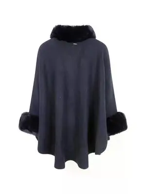 TWINSET Faux-fur Trimmed Cape