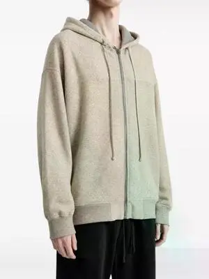 Rick Owens Zip-up Drawstring Hooded Jacket