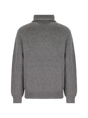 Prada Wool And Cashmere Polo Sweater