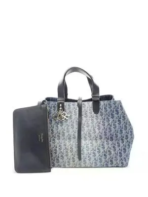 Dior Oblique Denim Tote Bag