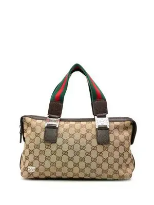 Gucci Gg Canvas Web Pop Handbag