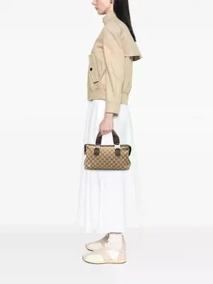 Gucci Gg Canvas Web Pop Handbag
