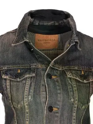 Balenciaga Lace-up Denim Jacket