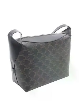 Celine 2020-2026 Triomphe Coated Canvas Harry Bag Shoulder Bag