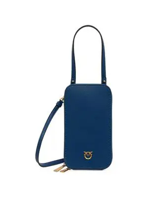 Pinko Zip-around Leather Smartphone Case - Blue