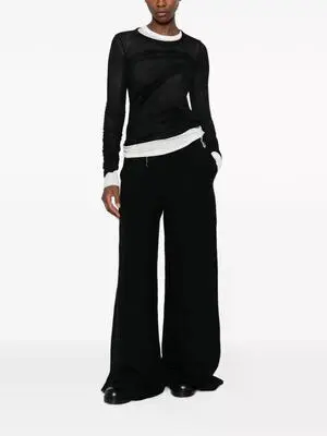Rick Owens Ribbed Waist Trousers
