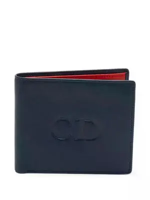 Dior Cd Bi-fold Wallet - Blue