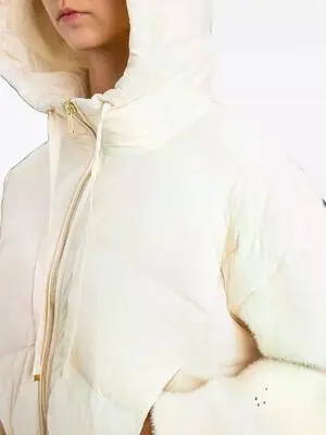 TWINSET Quilted Hooded Jacket