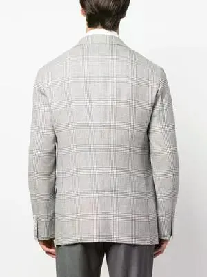 Brunello Cucinelli Checked Single-breasted Blazer
