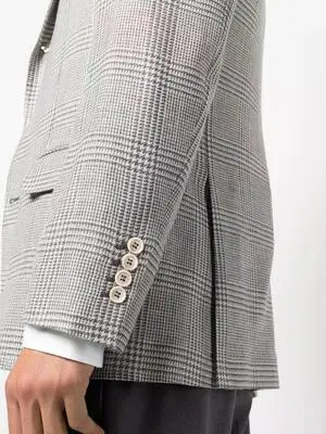 Brunello Cucinelli Checked Single-breasted Blazer