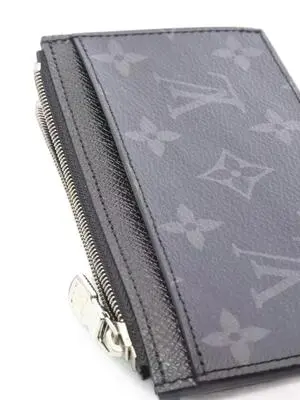 LOUIS VUITTON 2010s Monogram Eclipse Card Case - Black