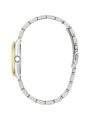 Guess Two-tone Date Watch With Dial - Green