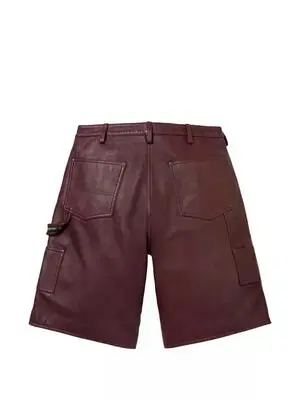 Supreme Double Knee Leather Painter Shorts