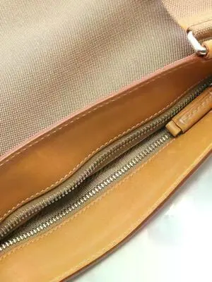 Prada 2000s Logo-jacquard Shoulder Bag