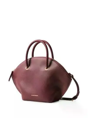 Claudie Pierlot Smooth Leather Handbag With Gold Ring Detail